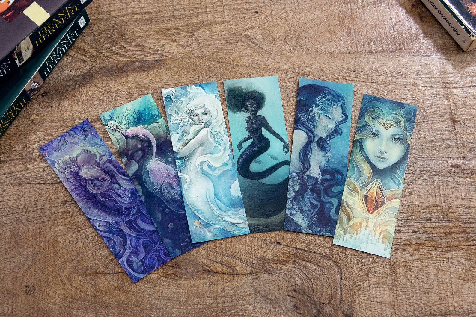 Fantasy Art Bookmarks Mythical Creatures Mermaid Bookmark - Etsy UK