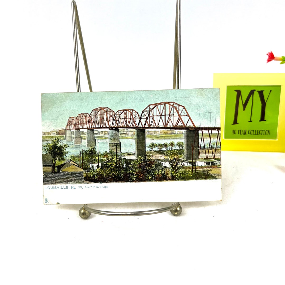 Antique Tuck Postcard - Big Four R.R. Bridge Across Ohio River Between ...