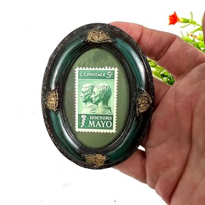 Vintage Framed Honoring Mayo Clinic Doctors 5 Cents Stamp #1251 ...
