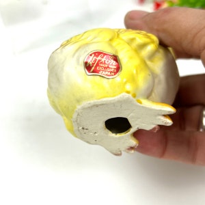 Vintage Lefton Chicken - Exclusive Japan Porcelain Chicken - Yellow ...
