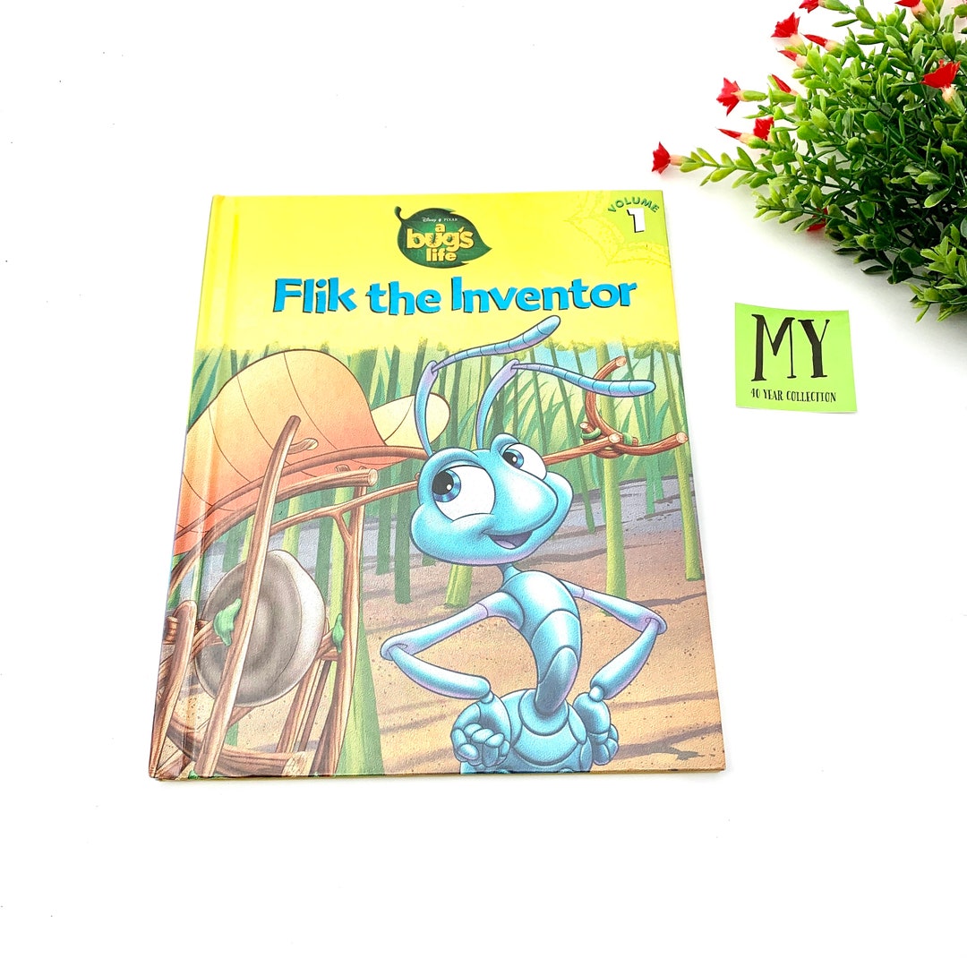 1998 Flik the Inventor A Bug's Life Volume 1 Hardcover Disney Book Gift ...
