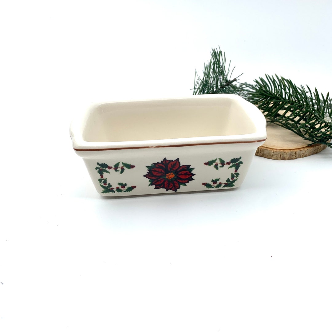 Vintage Mini Baking Dish by Garden Ridge Small Christmas Casserole Dish ...