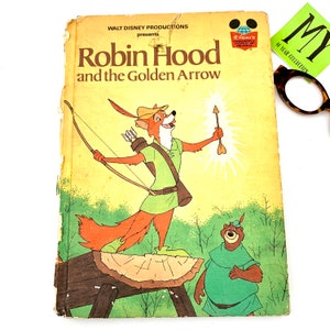 1978 Walt Disney's Robin Hood and the Golden Arrow Wonderful World of ...