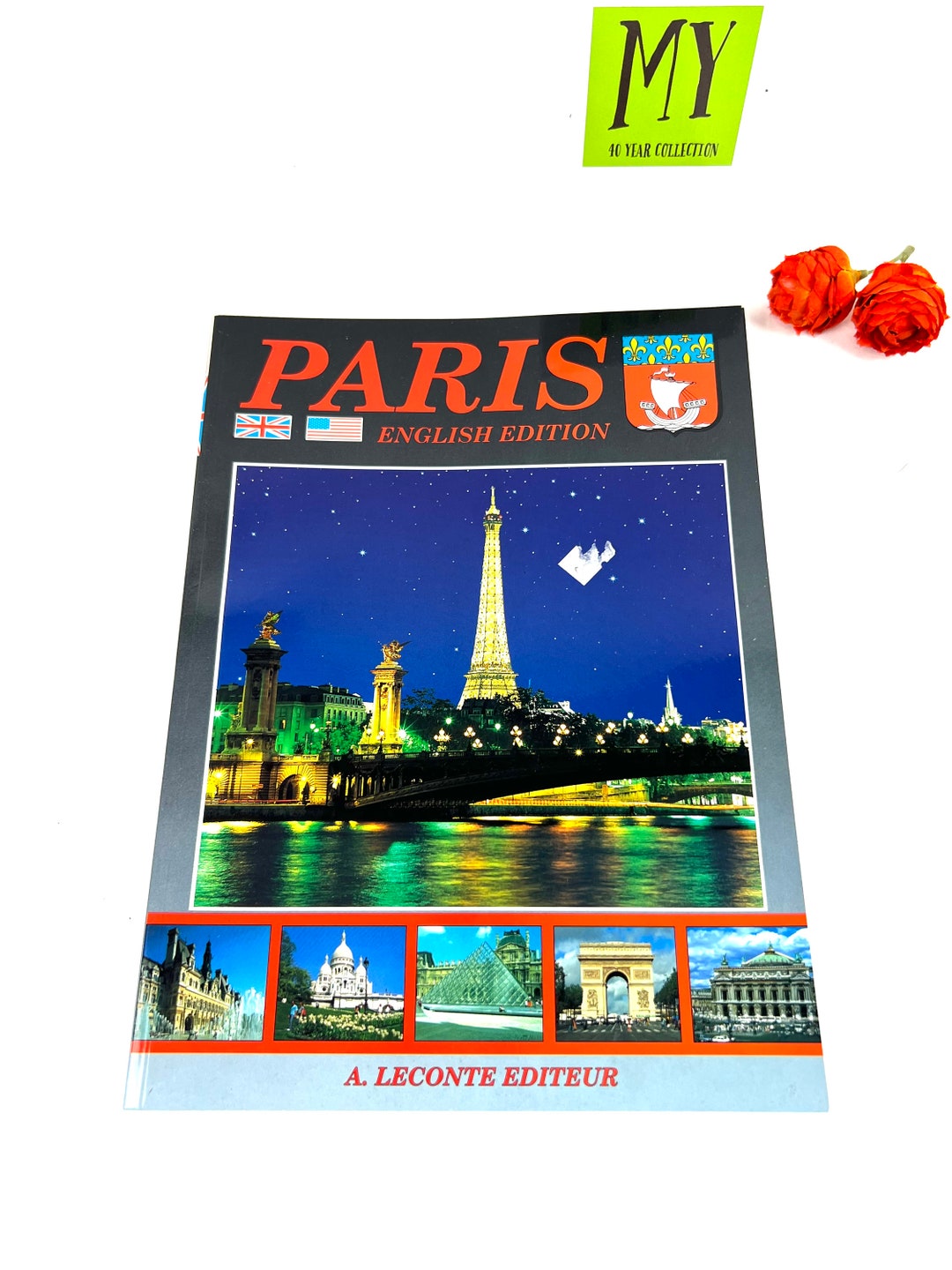 Vintage Paris Travel Guide Booklet - English Edition - Etsy