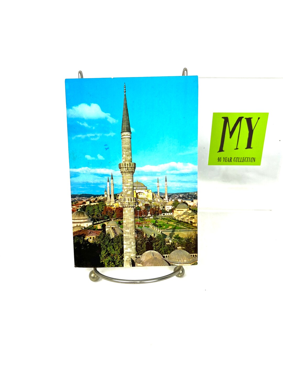 Vintage Postcard - Istanbul, Turkey - Blue Mosque - St Sophia Mosque ...