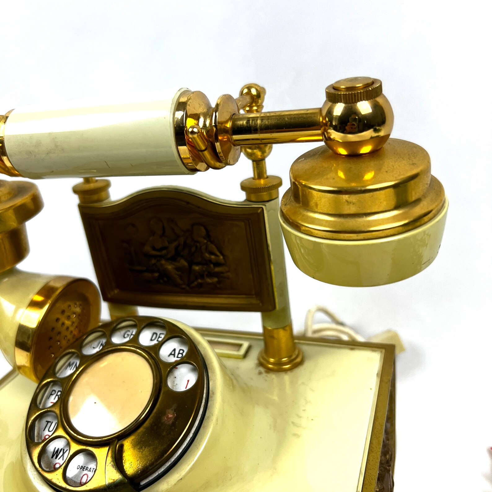 Vintage Decorative Victorian Deco Tel Rotary Telephone Cream - Etsy