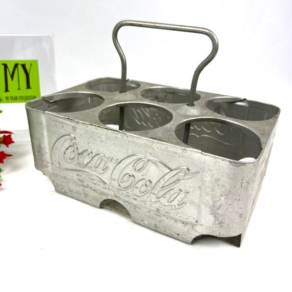 Vintage Coca Cola Bottle Carrier - Six Pack Aluminum … - Gem