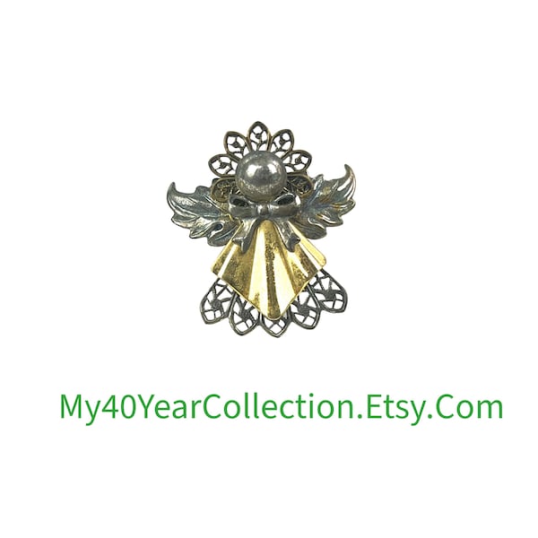 Gold Angel Pin - Etsy