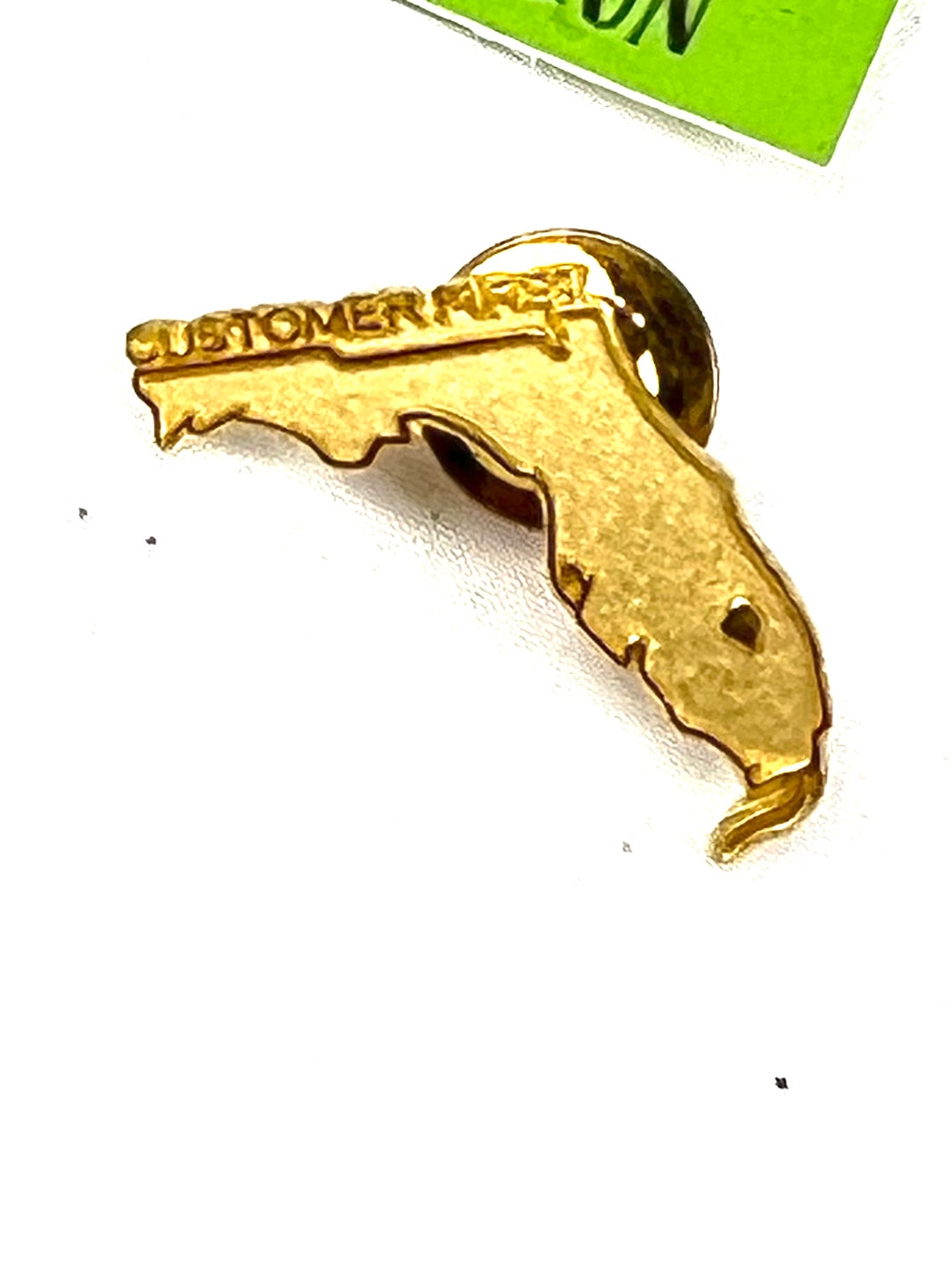 Vintage Lapel Pin - Small Florida State Lapel Pin - Hat Pin - Customer ...