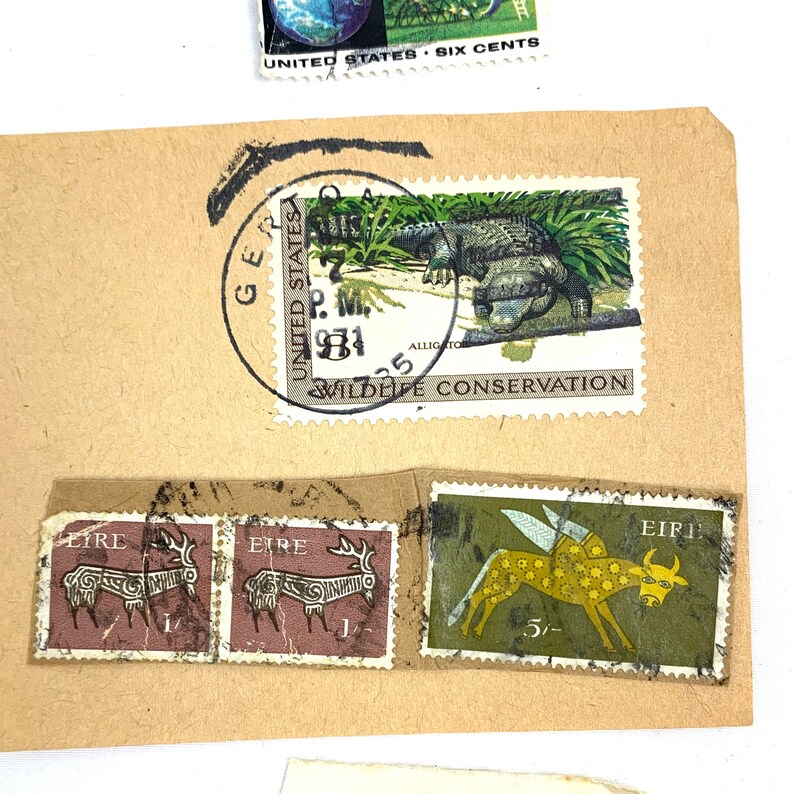 Vintage Lot of Different Postal Stamps Marked Postal Stamps - Etsy