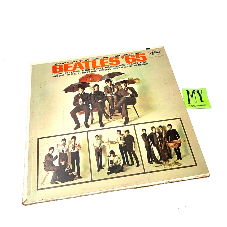 The Beatles '65 Vinyl LP Record Capitol Records 1964 - Etsy