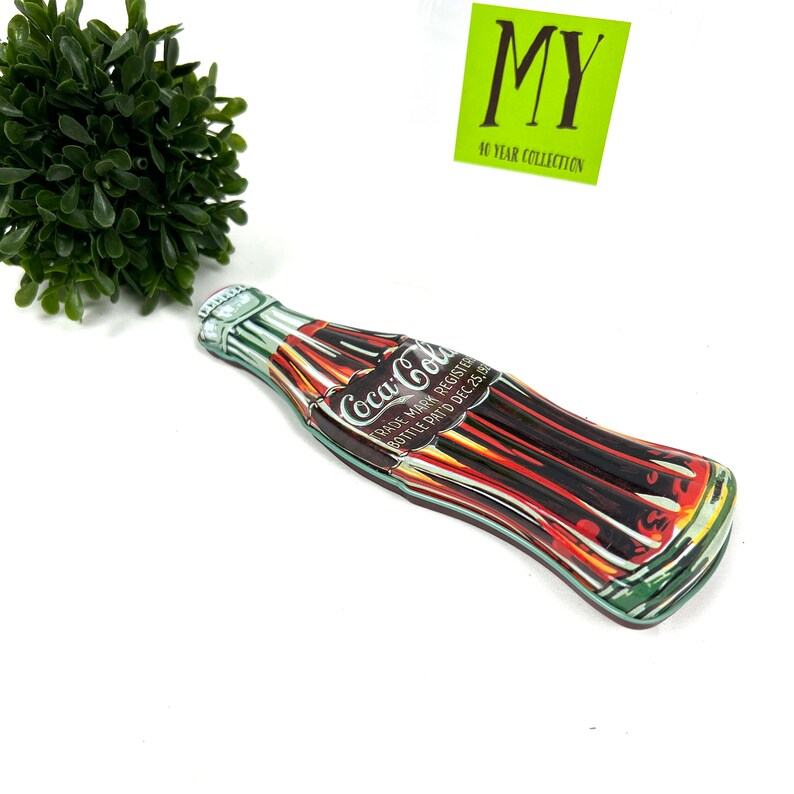 Vintage Coca Cola Bottle Shaped Tin Canister Collectible - Etsy