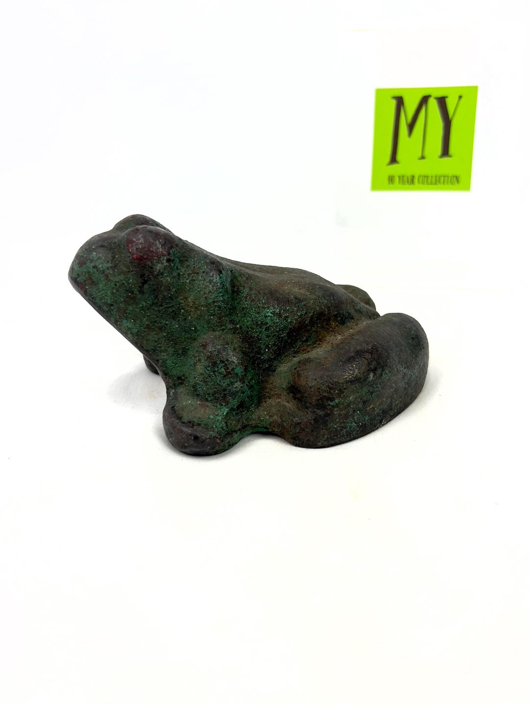 Antique Cast Iron Frog Figurine - Paper Weight - Door Stopper - Garden ...