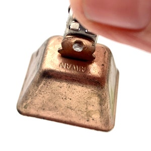 Pair of Vintage Mini Copper Bells Mini Cow Bells Fishing Bells Bells ...