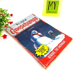 1997 Goosebumps by R.L. Beware the Snowman Scholastic Book ...