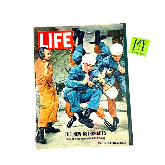 LIFE Magazine September 27 1963 New Astronauts Training for | Etsy