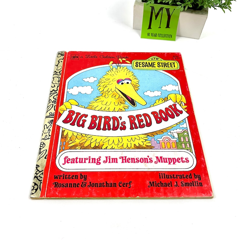 1977 Big Birds Red Book Sesame Street Little Golden Book - Etsy