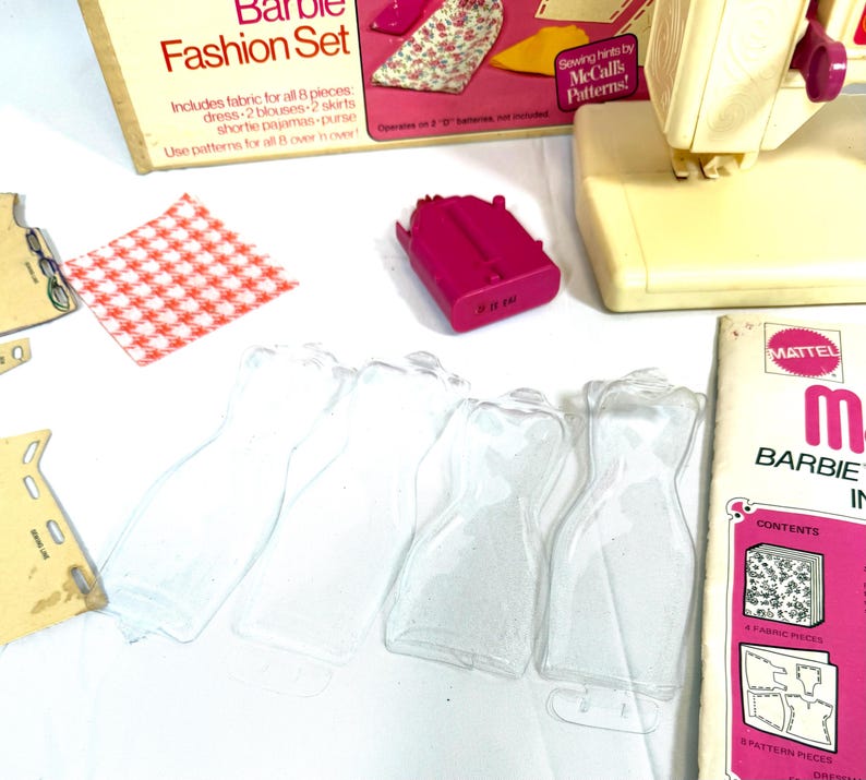 Vintage Mattel Sew Magic Barbie Fashion Set Sewing Machine Kit 1973 - Etsy