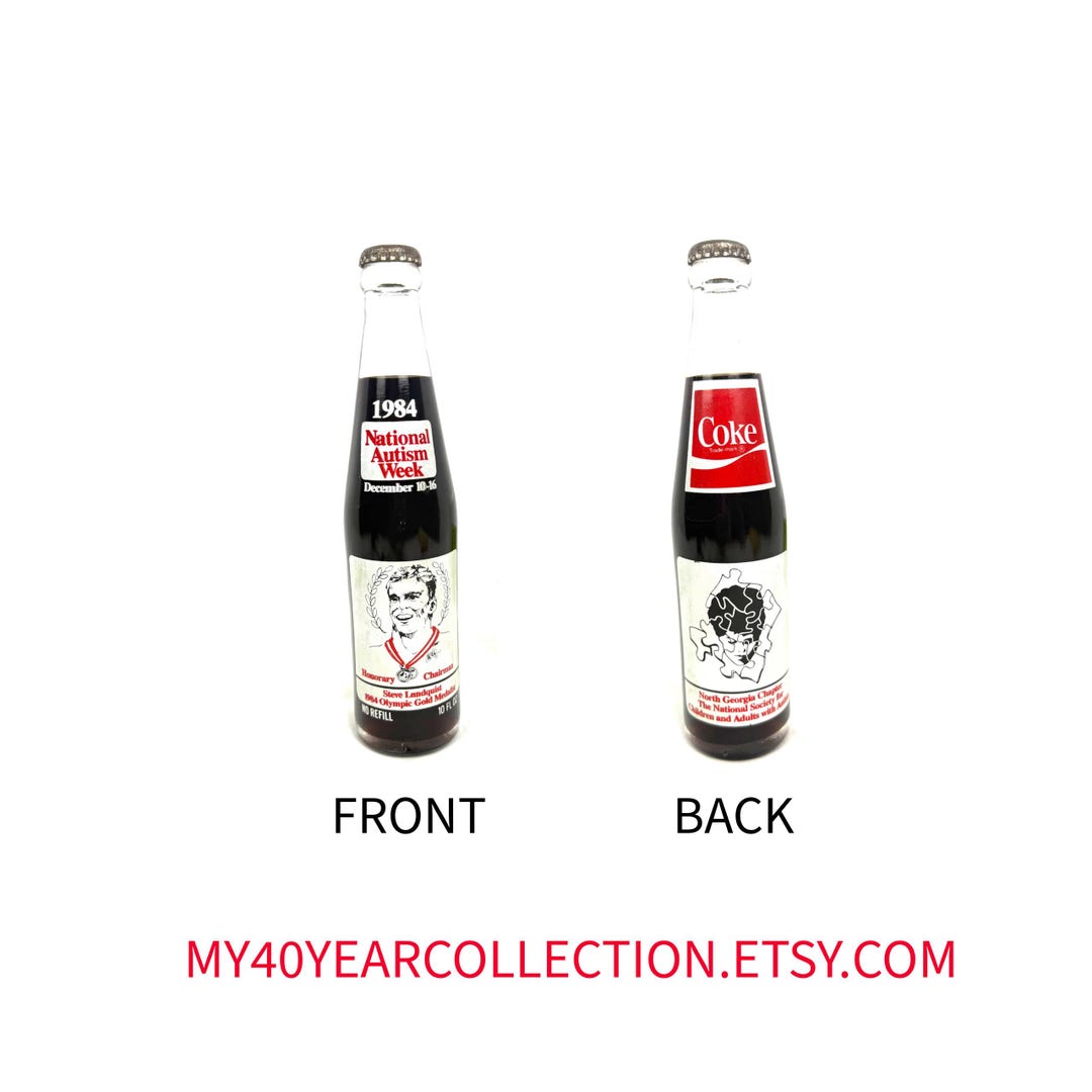 1984 Coca-cola Bottle – National Autism Week Commemorative – Steve ...
