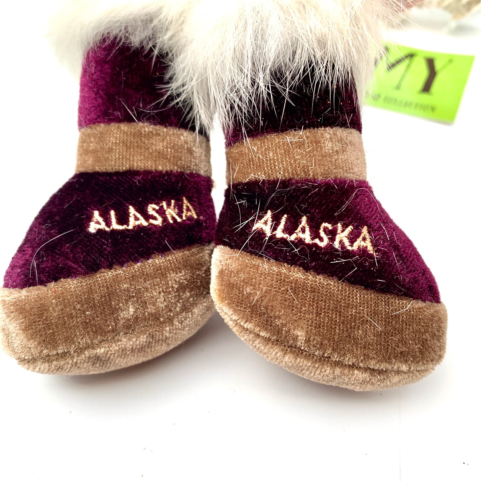 Vintage Dog Sled Igloo Boots from Alaska Plush Alaska Boots | Etsy