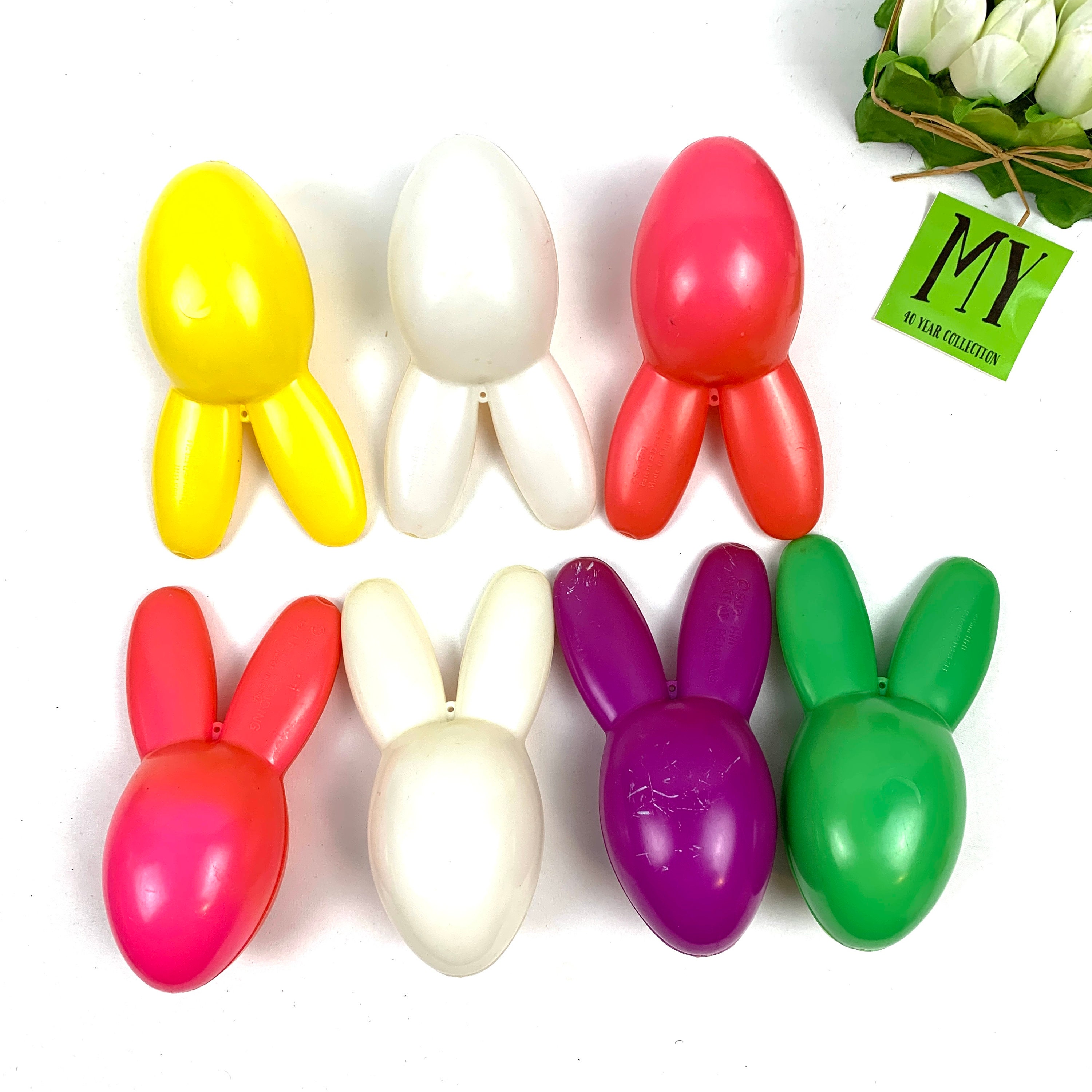 Vintage Sun Hill Plastic Easter Bunny Candy Containers Hanging - Etsy