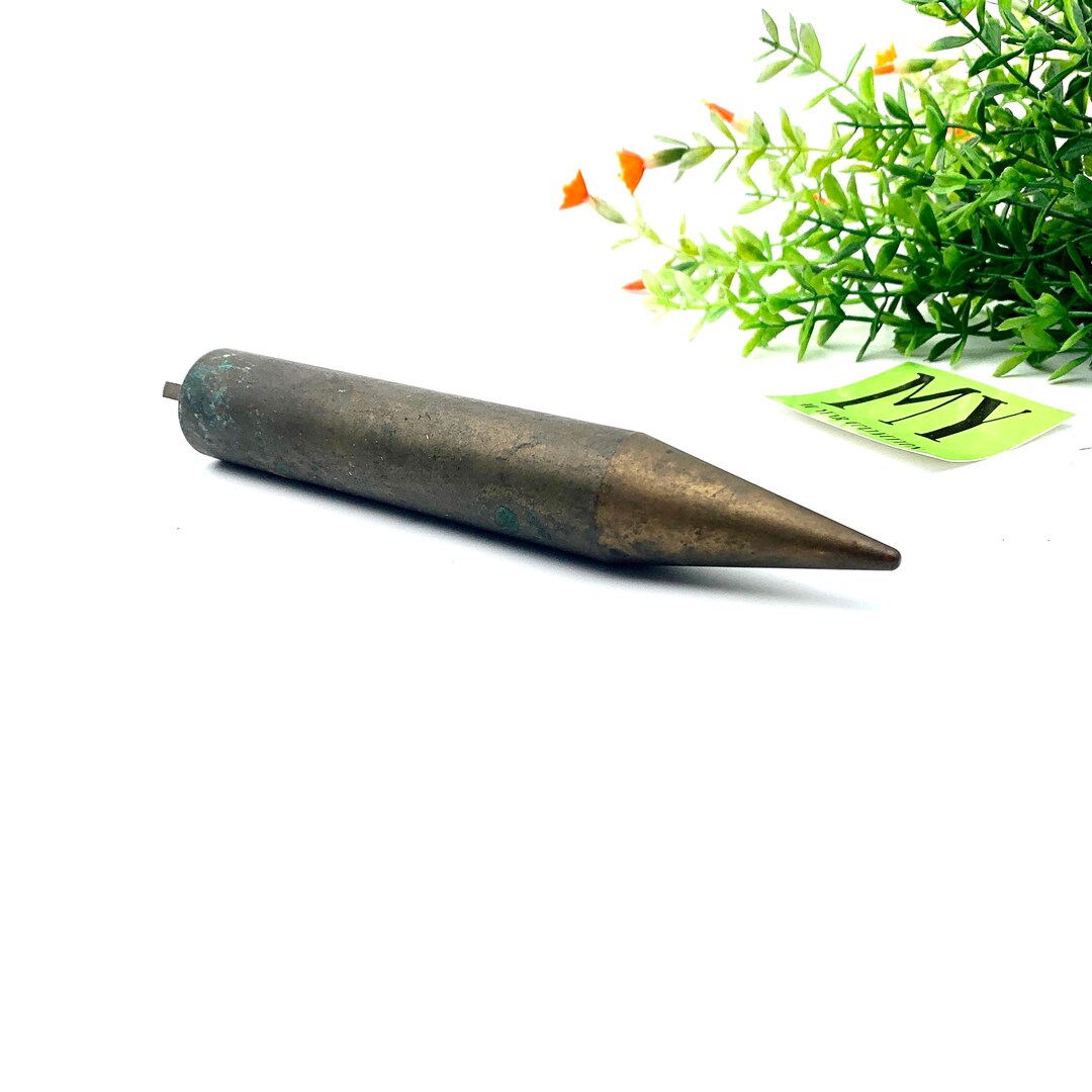 Antique Solid Brass Plumb Bob Carpenter's Line Tool Long Carpentry ...