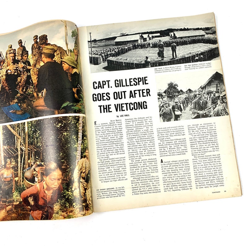 LIFE Magazine November 27 1964 American Soldier in Vietnam - Etsy