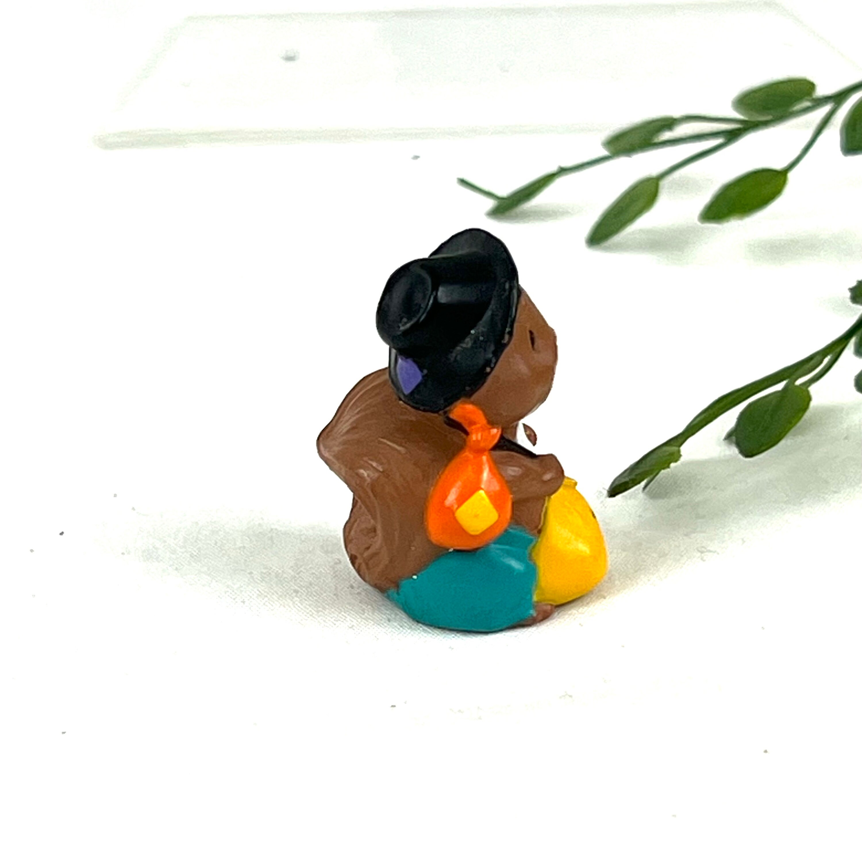 Vintage Hallmark Merry Miniatures Halloween Figurine: Squirrel Hobo ...