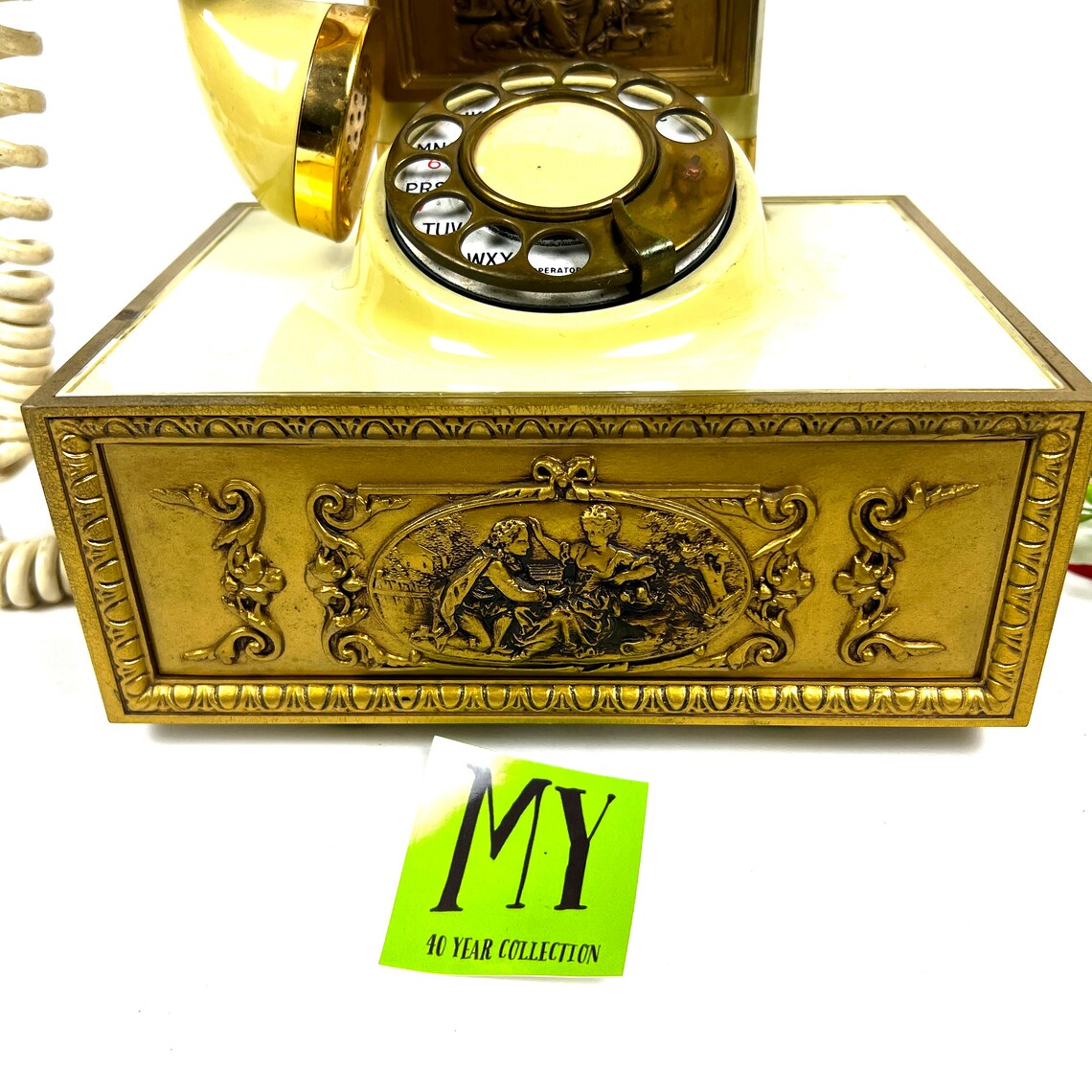 Vintage Decorative Victorian Deco Tel Rotary Telephone Cream - Etsy
