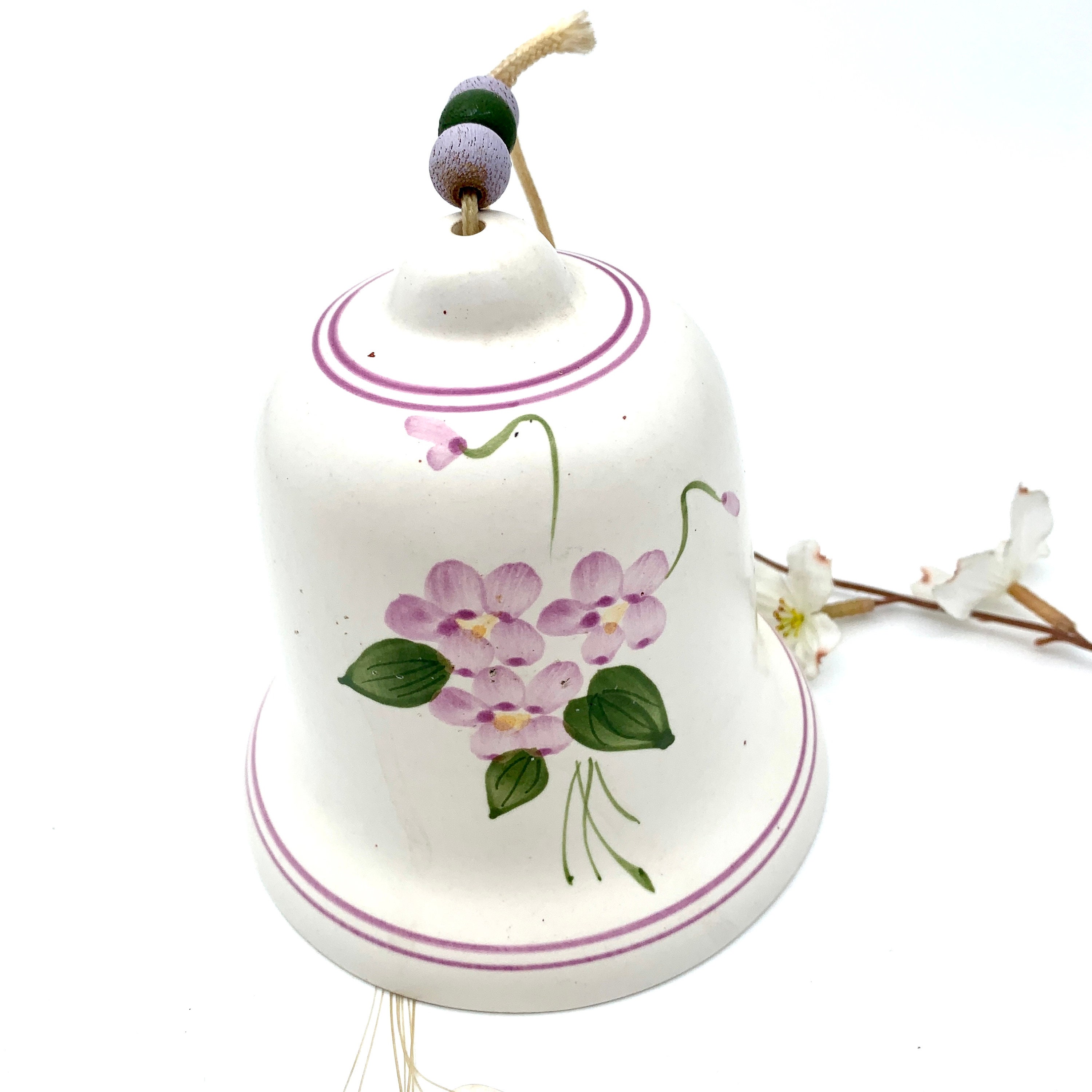 Vintage NCE Porcelain Wind Chimes Garden Bell Wind Chime 1988 - Etsy