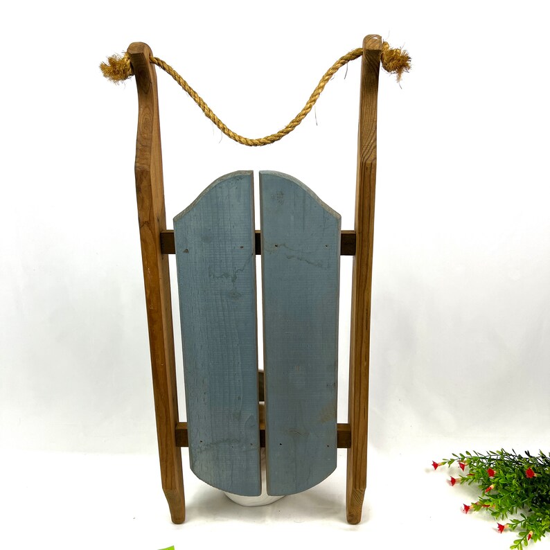 Vintage Wooden Rustic Sled Decorative Wooden Sled Wall - Etsy