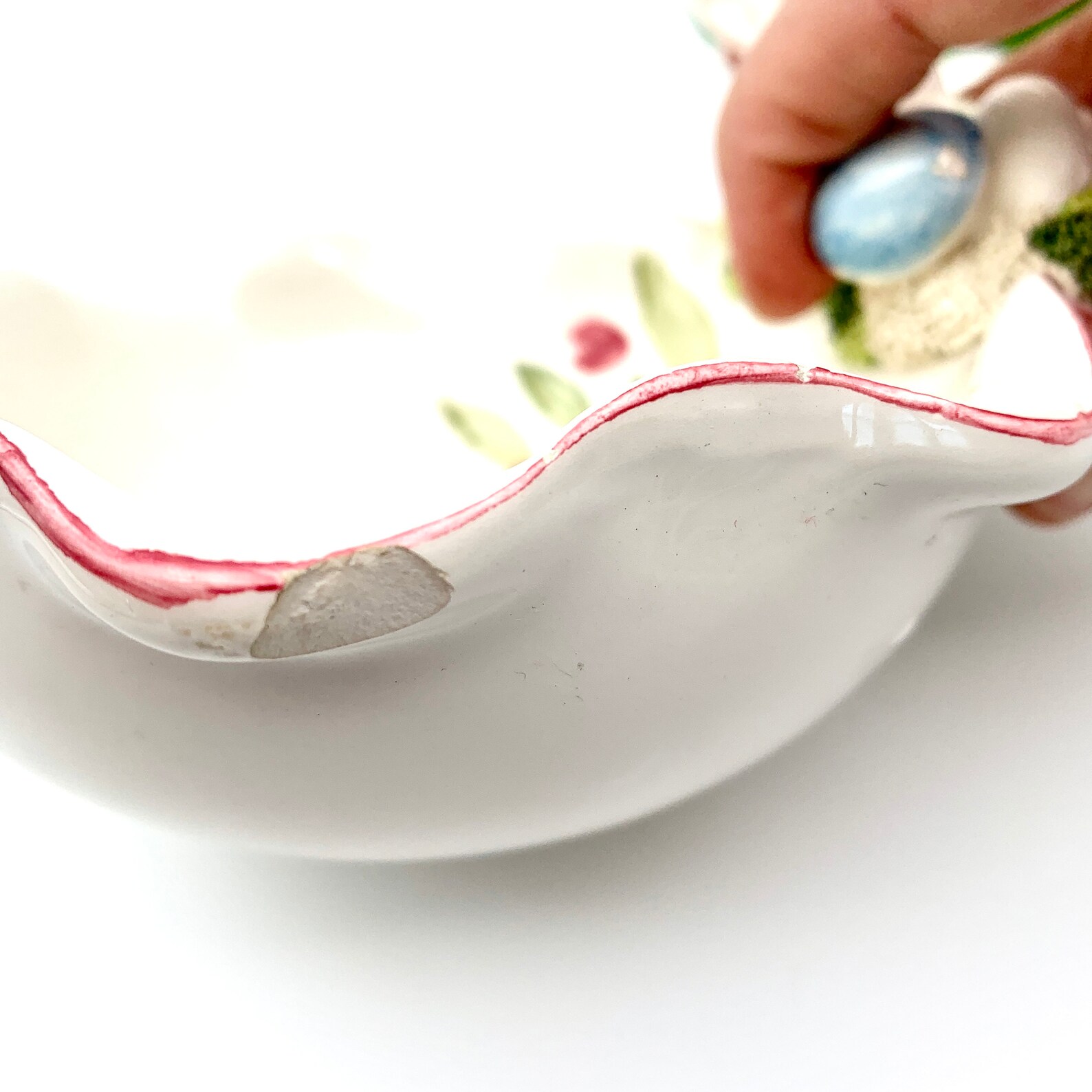 Vintage Nantucket Pottery Handpainted Bunny Rabbit Hanging on - Etsy