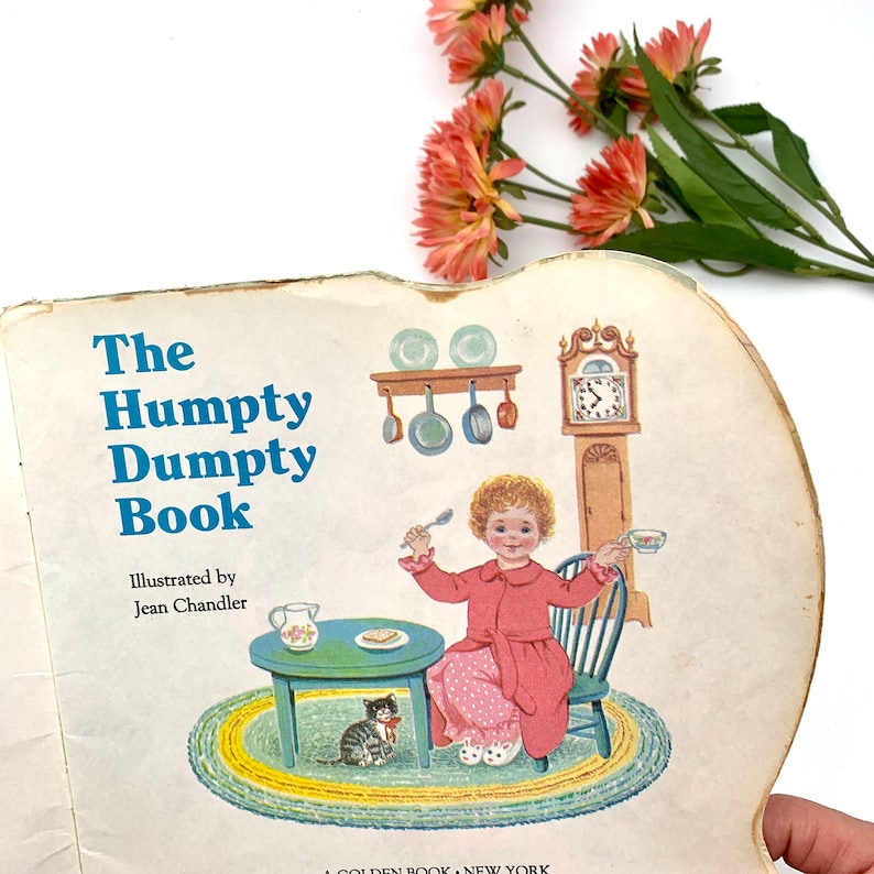 1987 the Humpty Dumpty Book Softcover Book Illustrated by Jean - Etsy