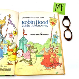 1978 Walt Disney's Robin Hood and the Golden Arrow Wonderful World of ...