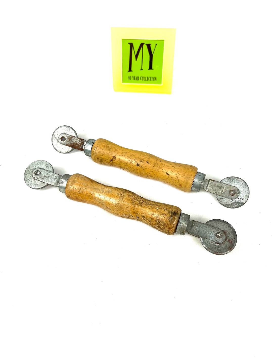 Vintage Tool - Double Ended Hand Spline Roller Wood Handle Taiwan ...