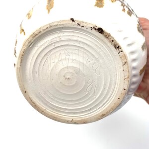 Exclusive Vintage Porcelain Pottery Jar With Lid Carved Drip Brown ...