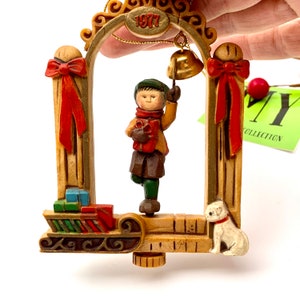 Vintage 1977 Hallmark Keepsake Ornament: Bell Ringer Boy Christmas ...