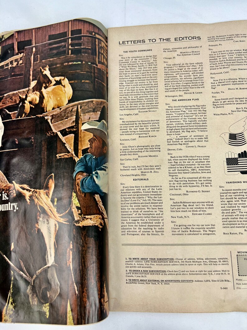 Vintage LIFE Magazine August 8, 1969: Moon Landing Issue - Etsy