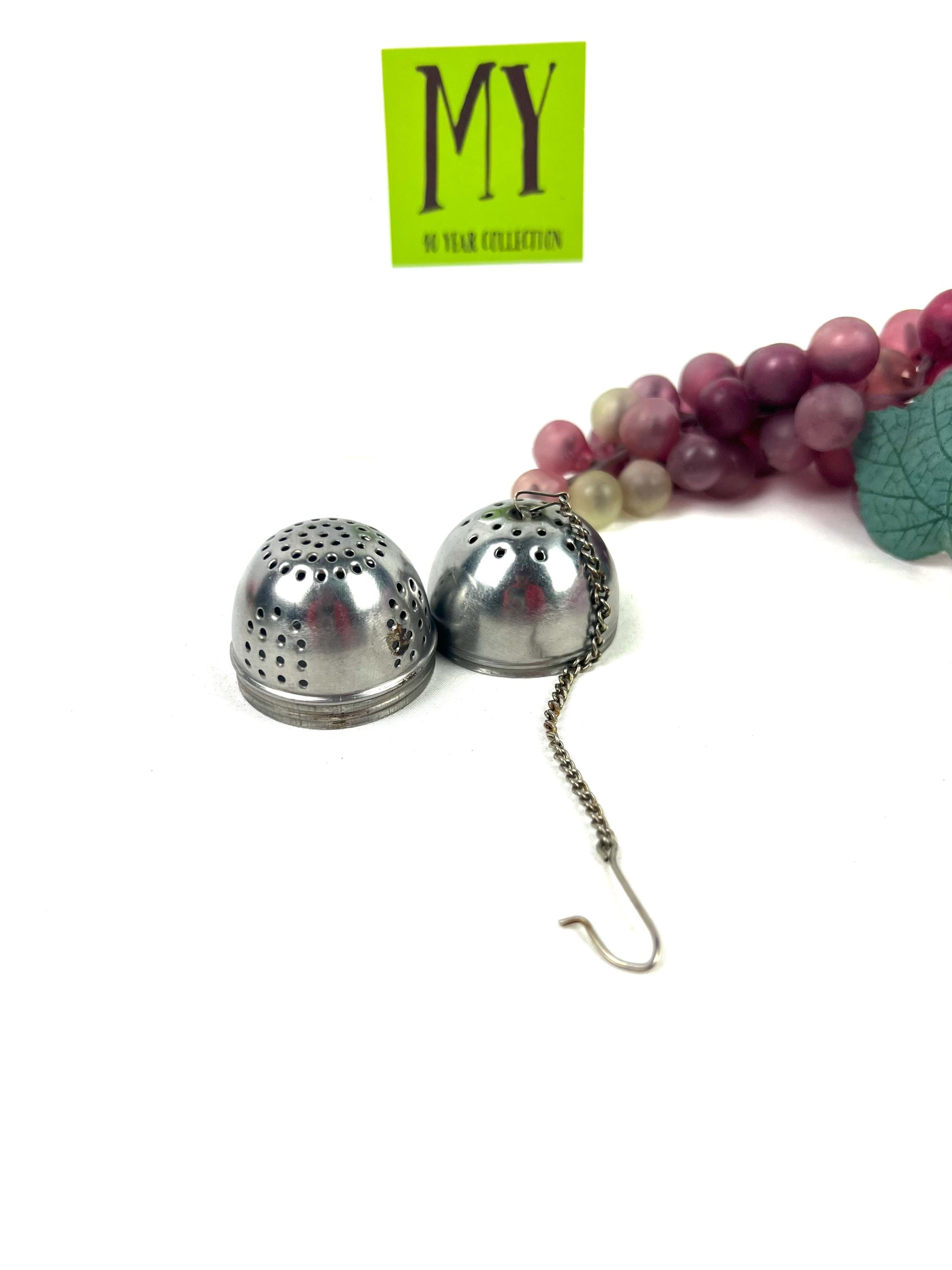 Vintage Stainless Steel Tea Infuser: Oval Loose Leaf Strainer - Etsy