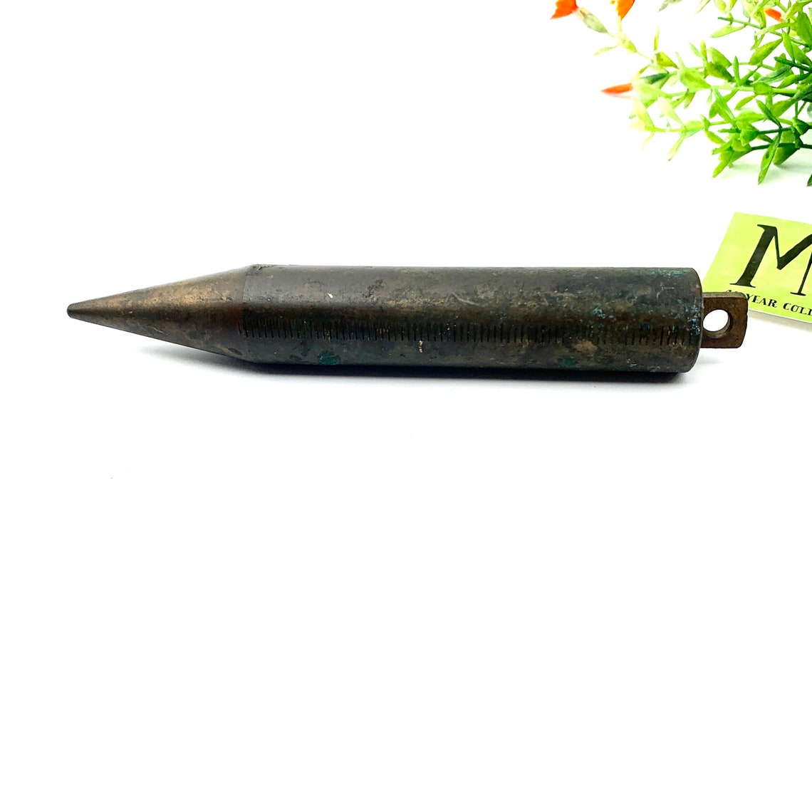 Antique Solid Brass Plumb Bob Carpenter's Line Tool Long - Etsy