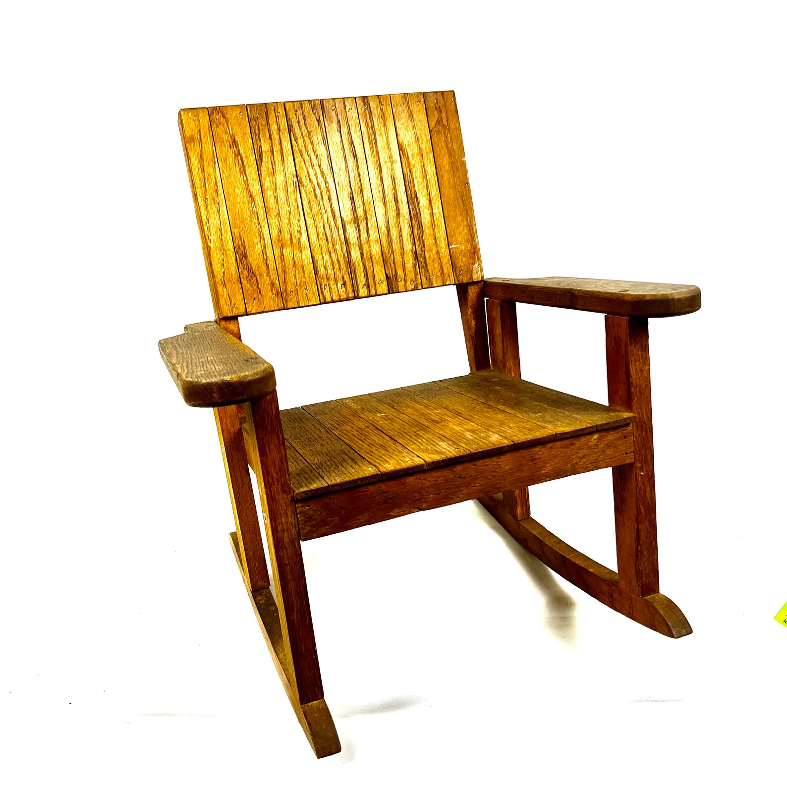 Vintage Oak Childs Rocking Chair Wooden Kids Rocker Indoor - Etsy