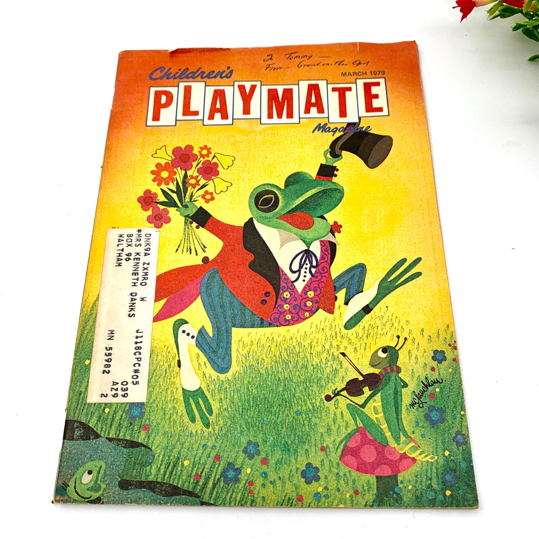 Vintage Children's Playmate Magazine March 1979 Fun Magazine for Girls ...