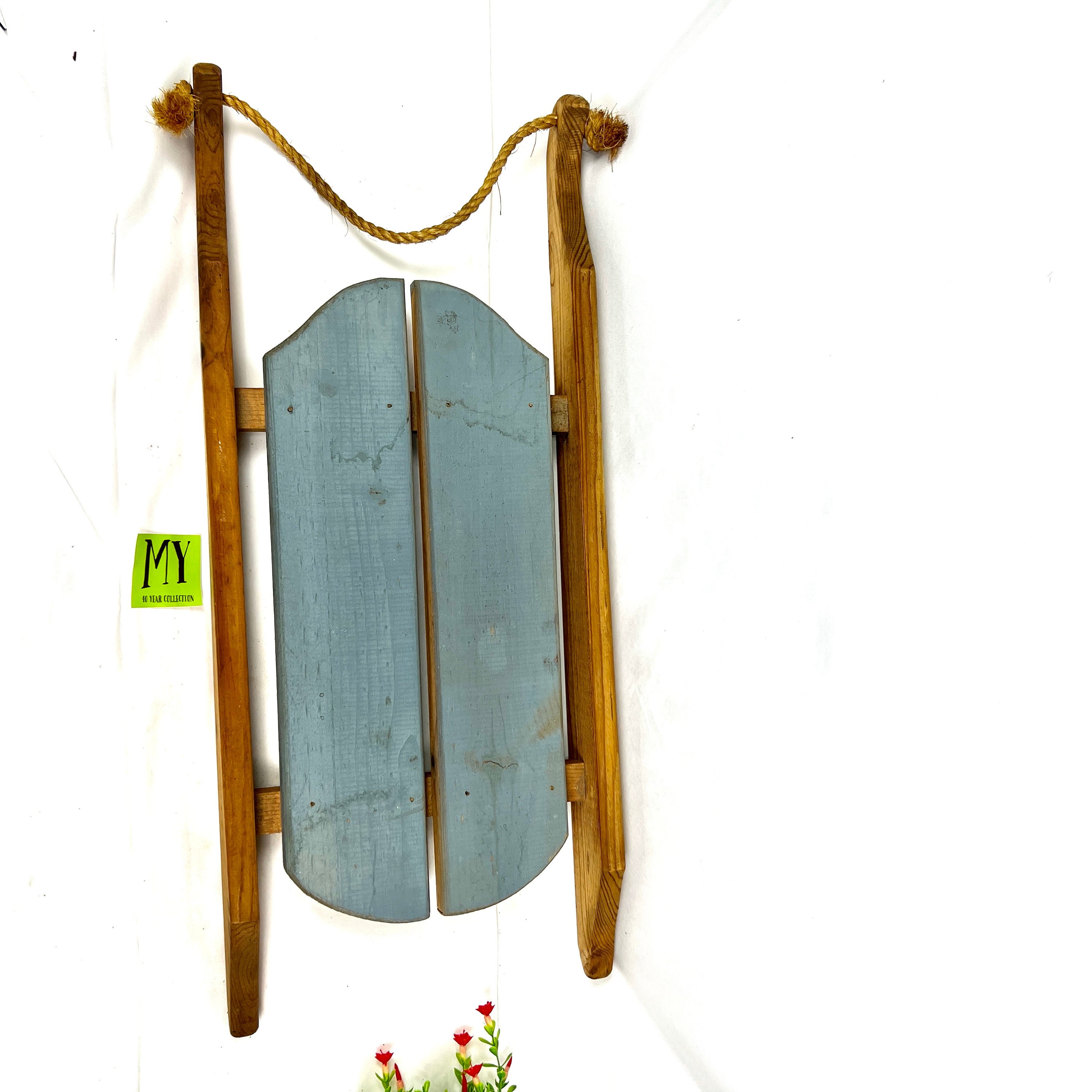 Vintage Wooden Rustic Sled Decorative Wooden Sled Wall - Etsy