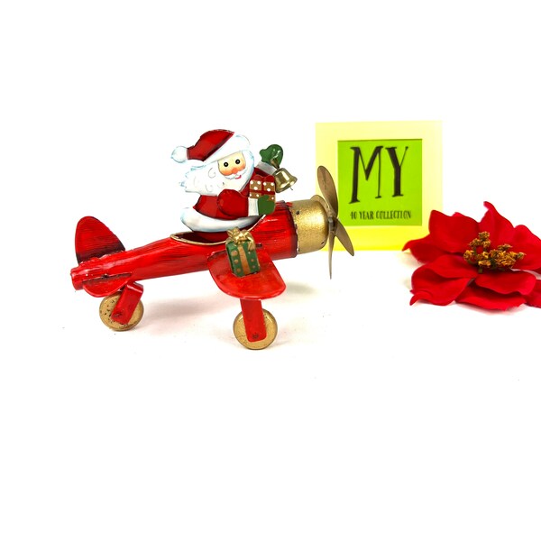 Biplane Metal Decor - Etsy