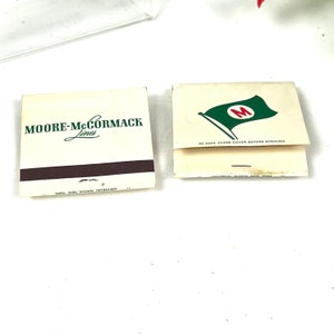 Vintage Moore-mccormack Lines - Mooremack Shipping Lines - Matchbook ...