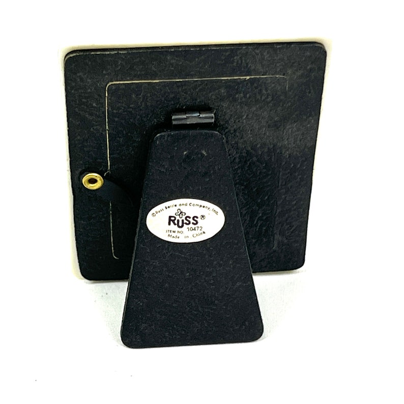 Vintage Russ Petite Fleurs Porcelain Picture Frame December - Etsy