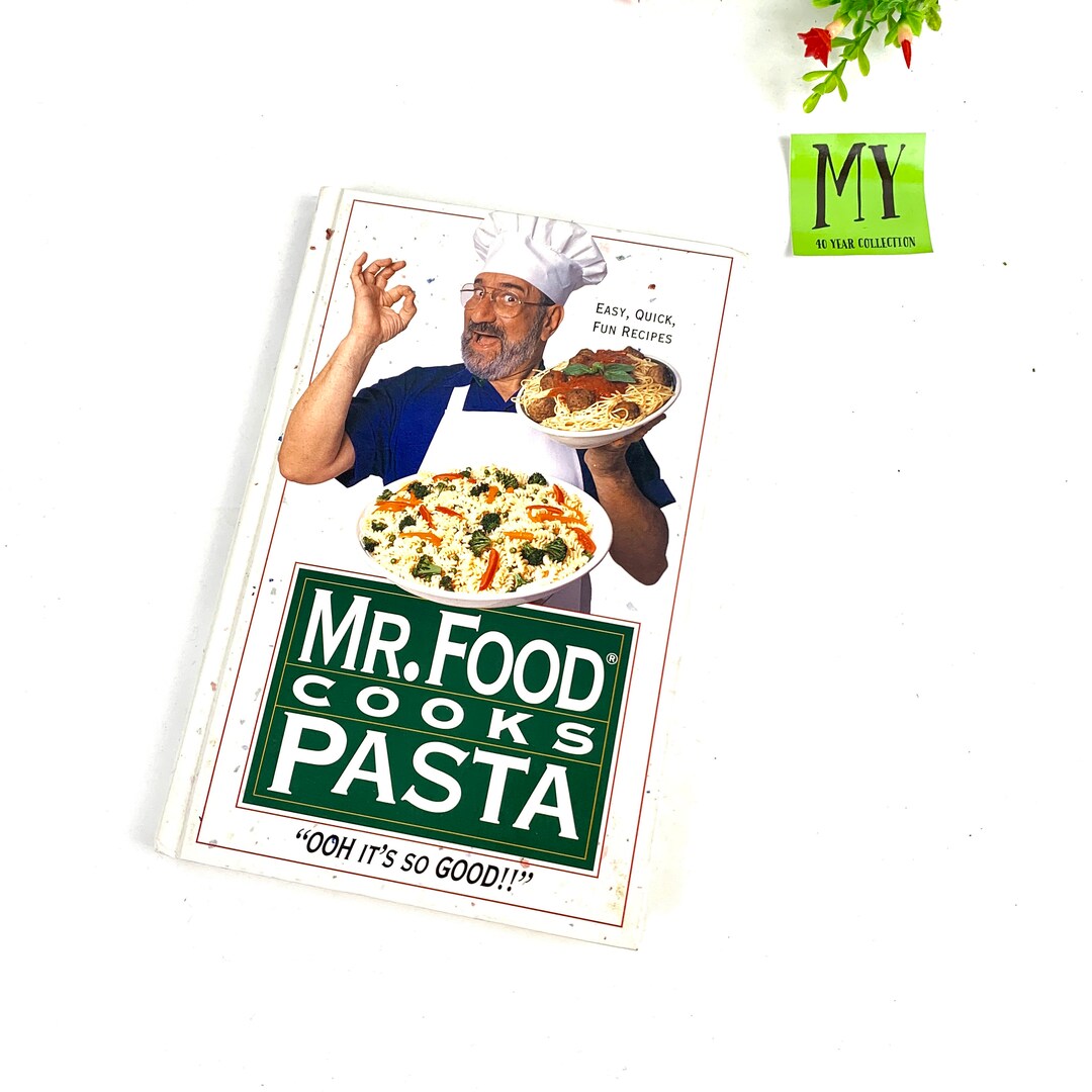 1993 Mr. Food Cooks Pasta by Art Ginsburg Vintage Cookbook Pasta Recipe ...