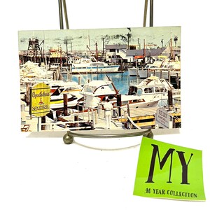 Vintage Cape May, New Jersey Cape Island Marina Postcard, Posted 1973 ...