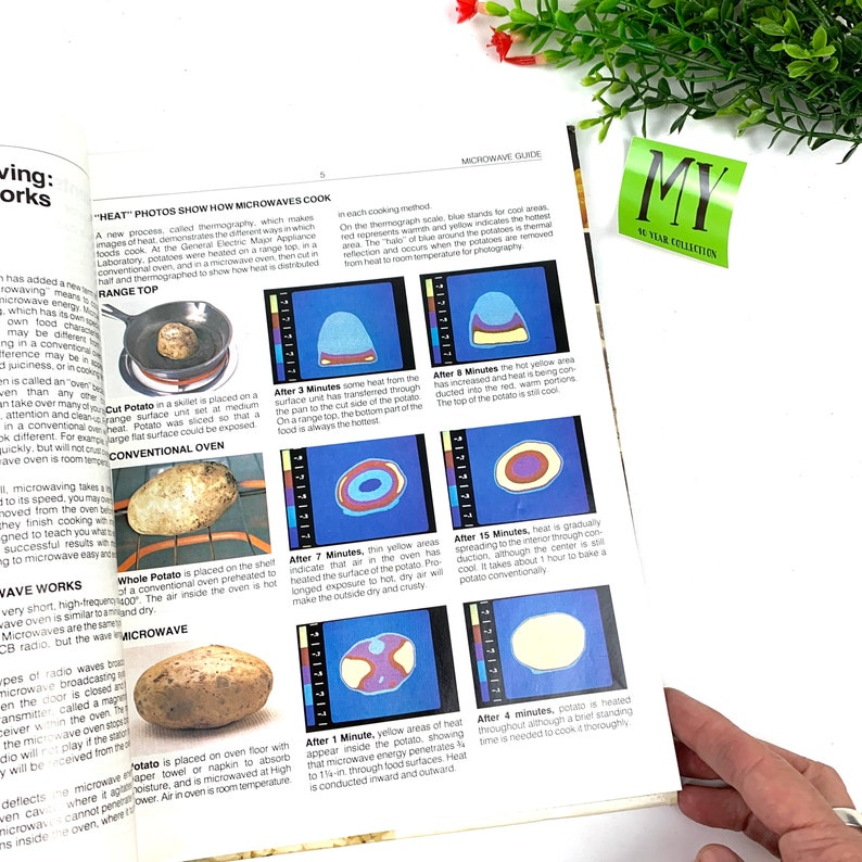 1980 the Microwave Guide & Cookbook With Pictures Step by Step | Etsy