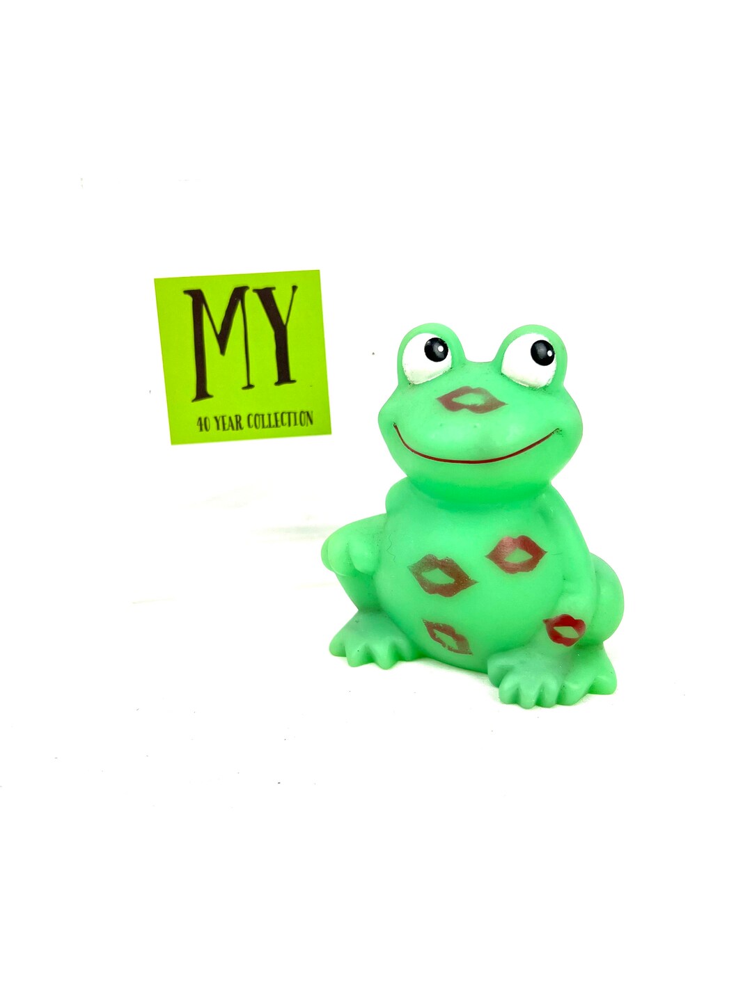 Vintage Squeezy Rubber Frog Toy With Lipstick Kisses - Etsy